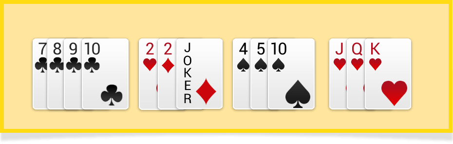 Rummy Sequence - Pure and Impure Sequence in Rummy